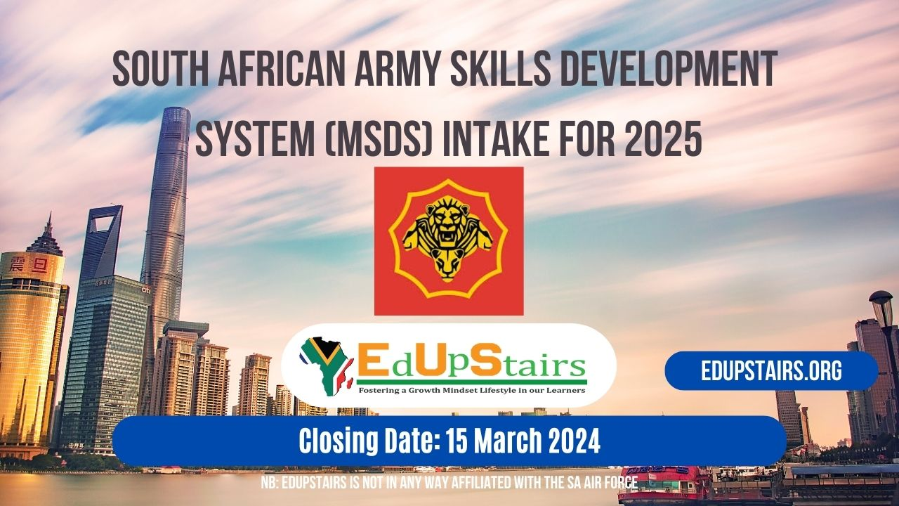 SOUTH AFRICAN ARMY MILITARY SKILLS DEVELOPMENT SYSTEM (MSDS) INTAKE FOR ...