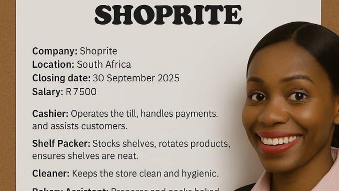 Shoprite Is Hiring 2025: Apply Now for Exciting Opportunities