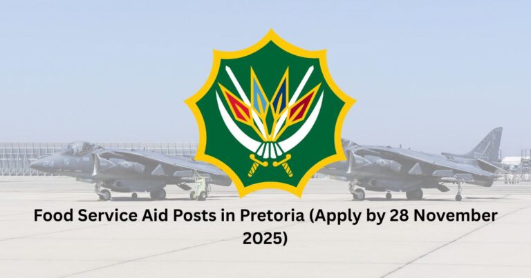 Department of Defence Hiring: Multiple Food Service Aid Posts in ...